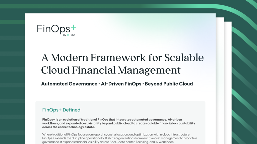 FinOps+: A Modern Framework for Scalable Cloud Financial Management