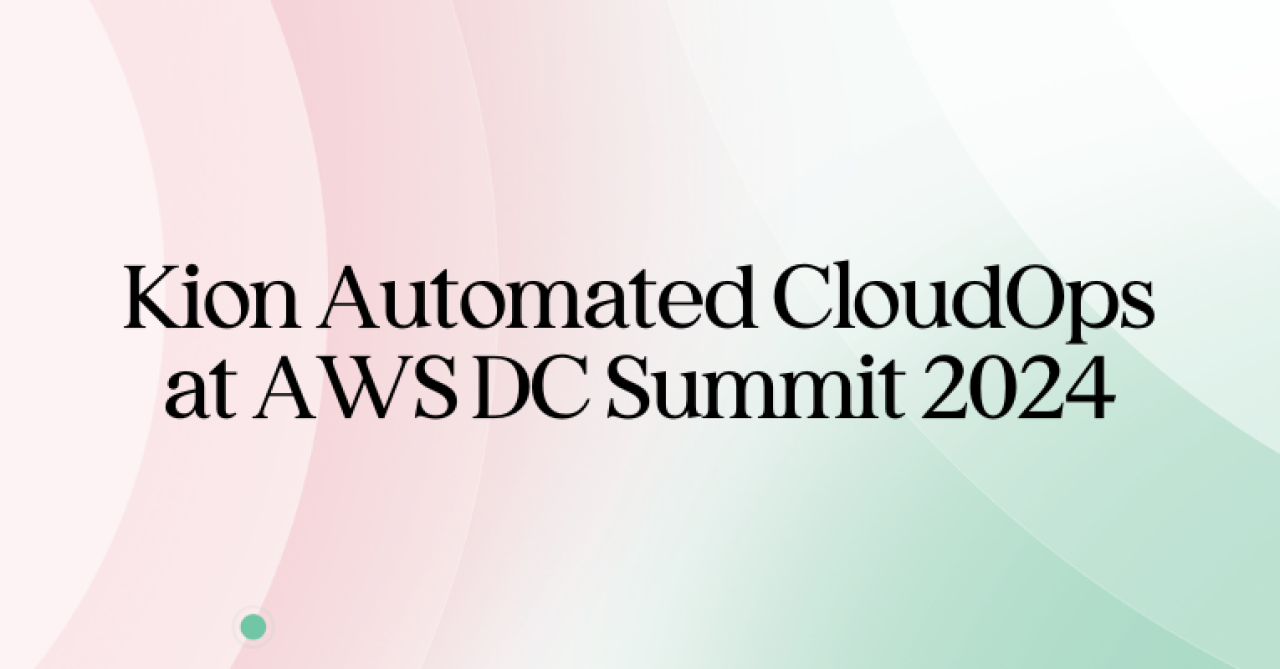 AWS Washington, DC Summit 2024 – Kion